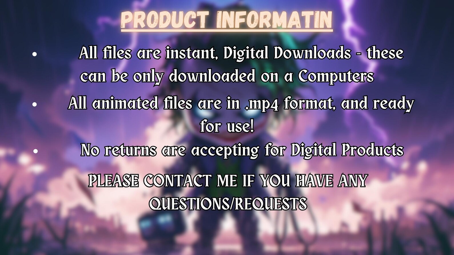 Joker Animated Twitch Overlay: Starting Soon, BRB Screens (digital ...