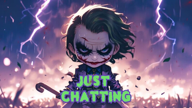 Joker Animated Twitch Overlay: Starting Soon, BRB Screens (digital ...