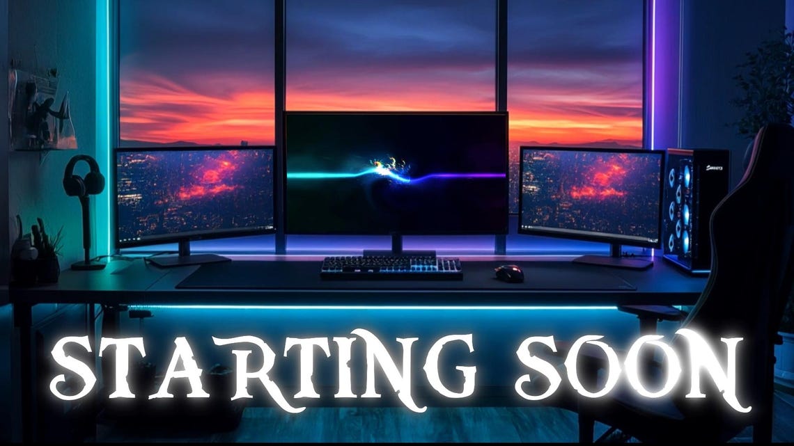 RGB Animated Stream Overlay Pack: Twitch/youtube Screens (digital ...