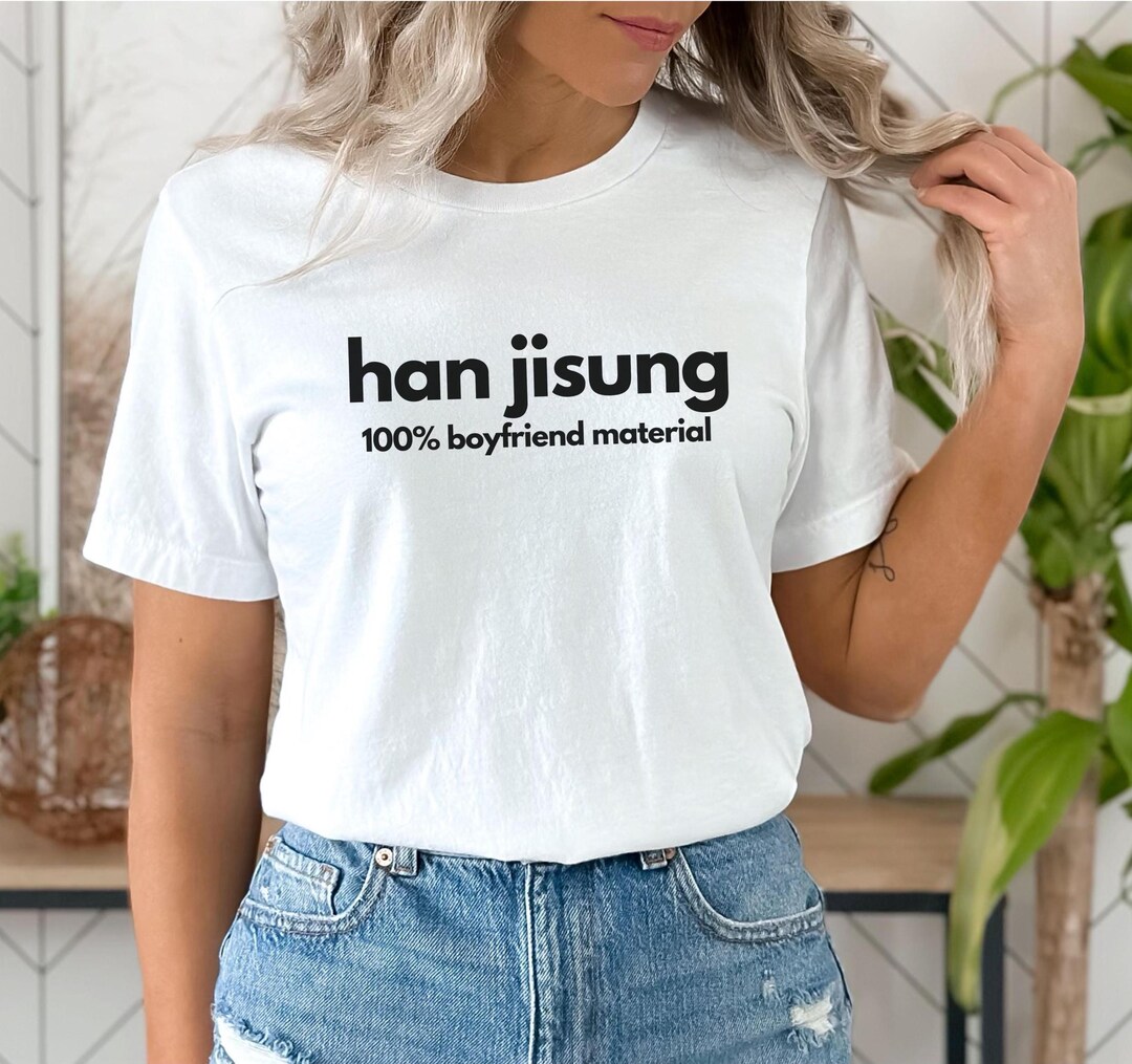 Stray Kids HAN JISUNG Boyfriend Material T-shirt, Stray Kids Fan Merch ...