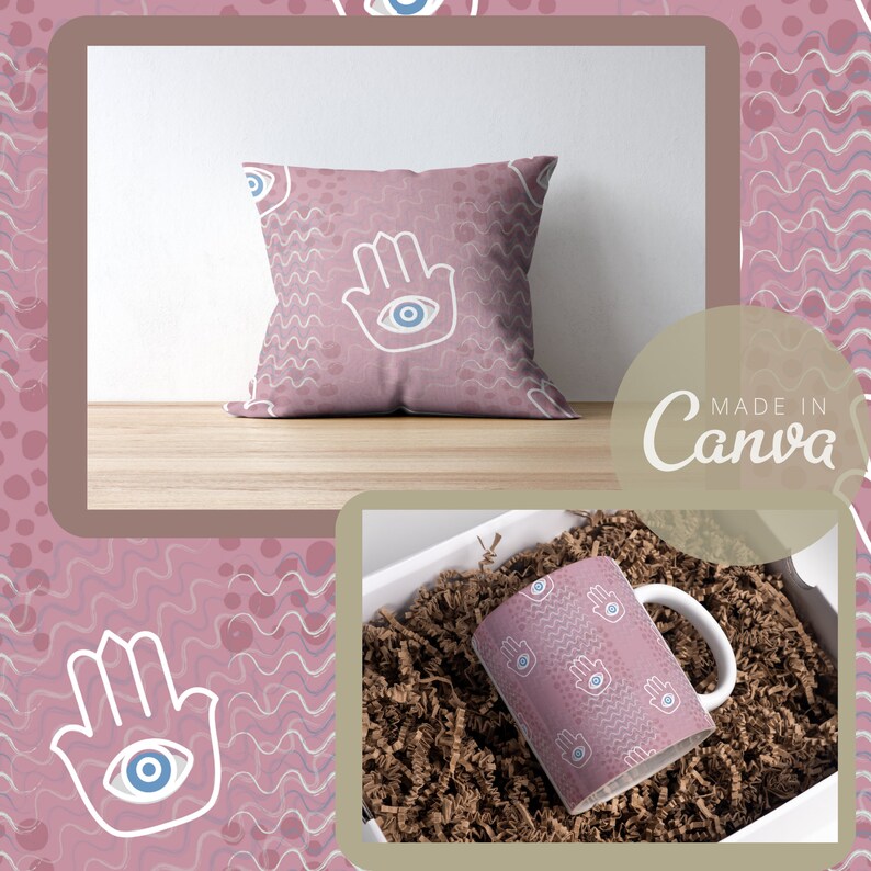 Astrology, Zen/ Evil Eye/ Chakra Elements,seamless File for Fabric ...