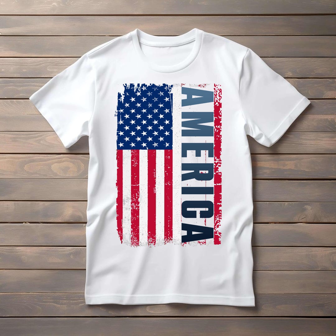 America - Distorted Flag - Etsy