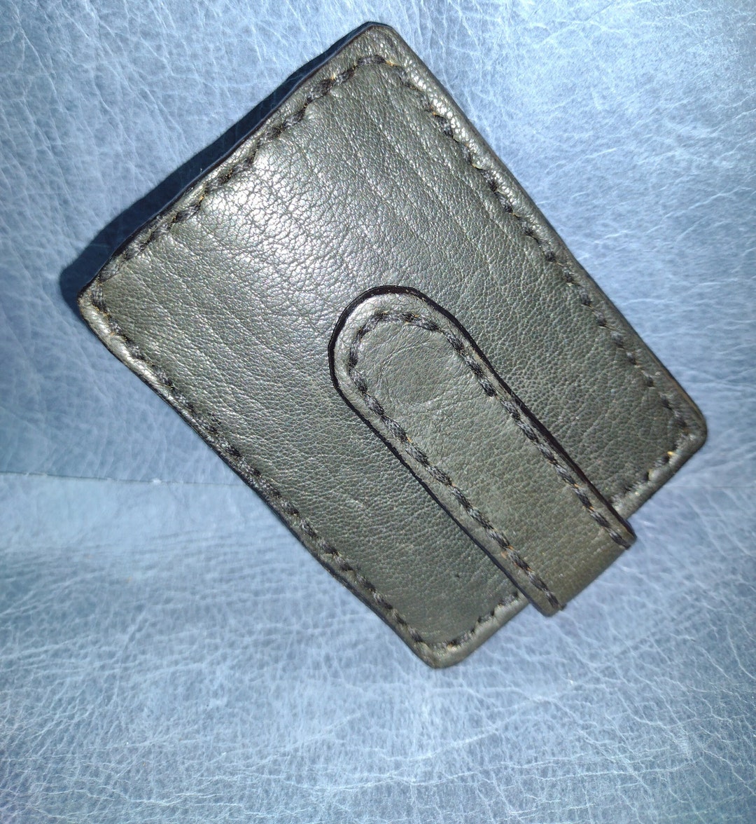 Slightly Askew Jaguar Skin Wallet With Magnetic Money Clip. - Etsy