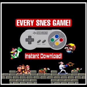 SNES Roms Collection Entire Library Retro Games. PC Gaming - Etsy