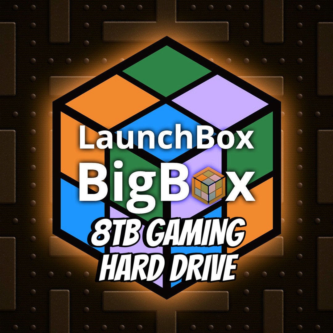 Launchbox BigBox Batocera disco duro para juegos de 8 TB - Etsy España