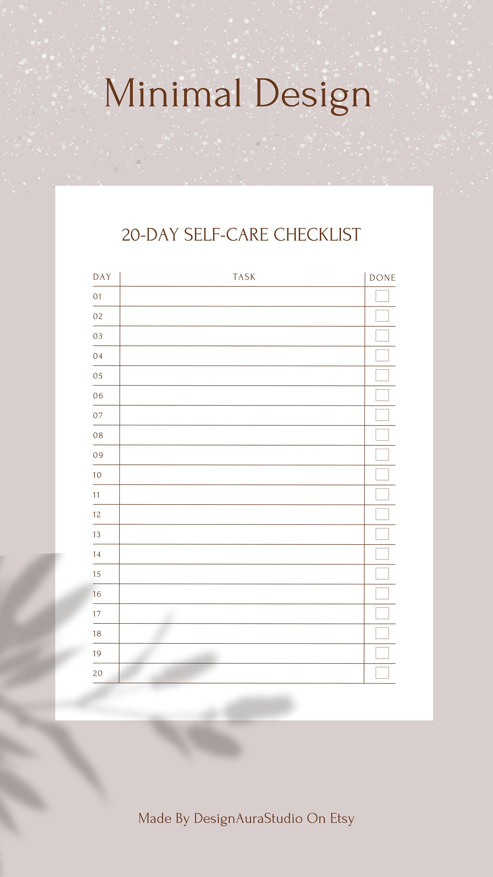 Printable Self Care Planner ADHD, Digital Self Care Routine Tracker ...