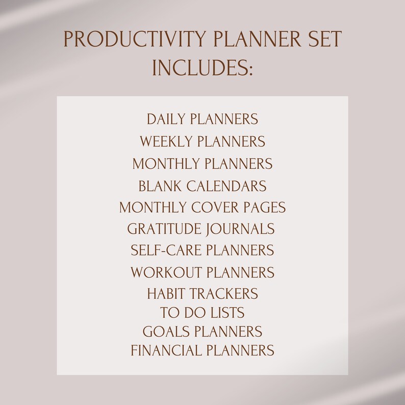 Productivity Planner ADHD Set for Adults, All in One Planner, Ultimate ...