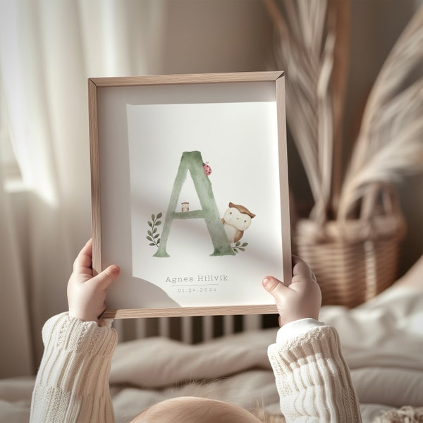 Alphabet Name Art - Etsy