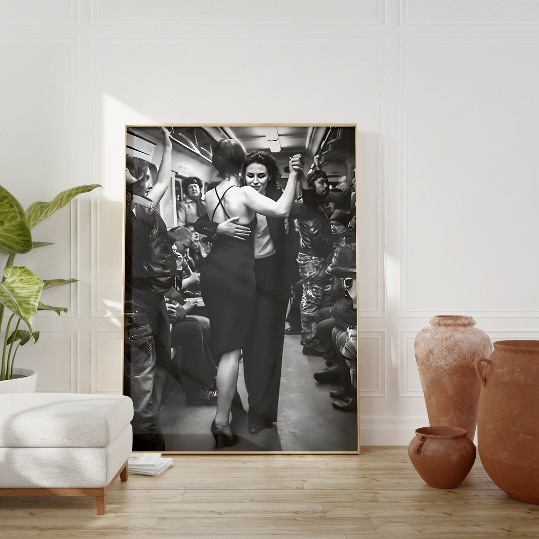 Dancing Girls Poster - Premium Matte Paper Poster, Sapphic Art, Wlw Art ...