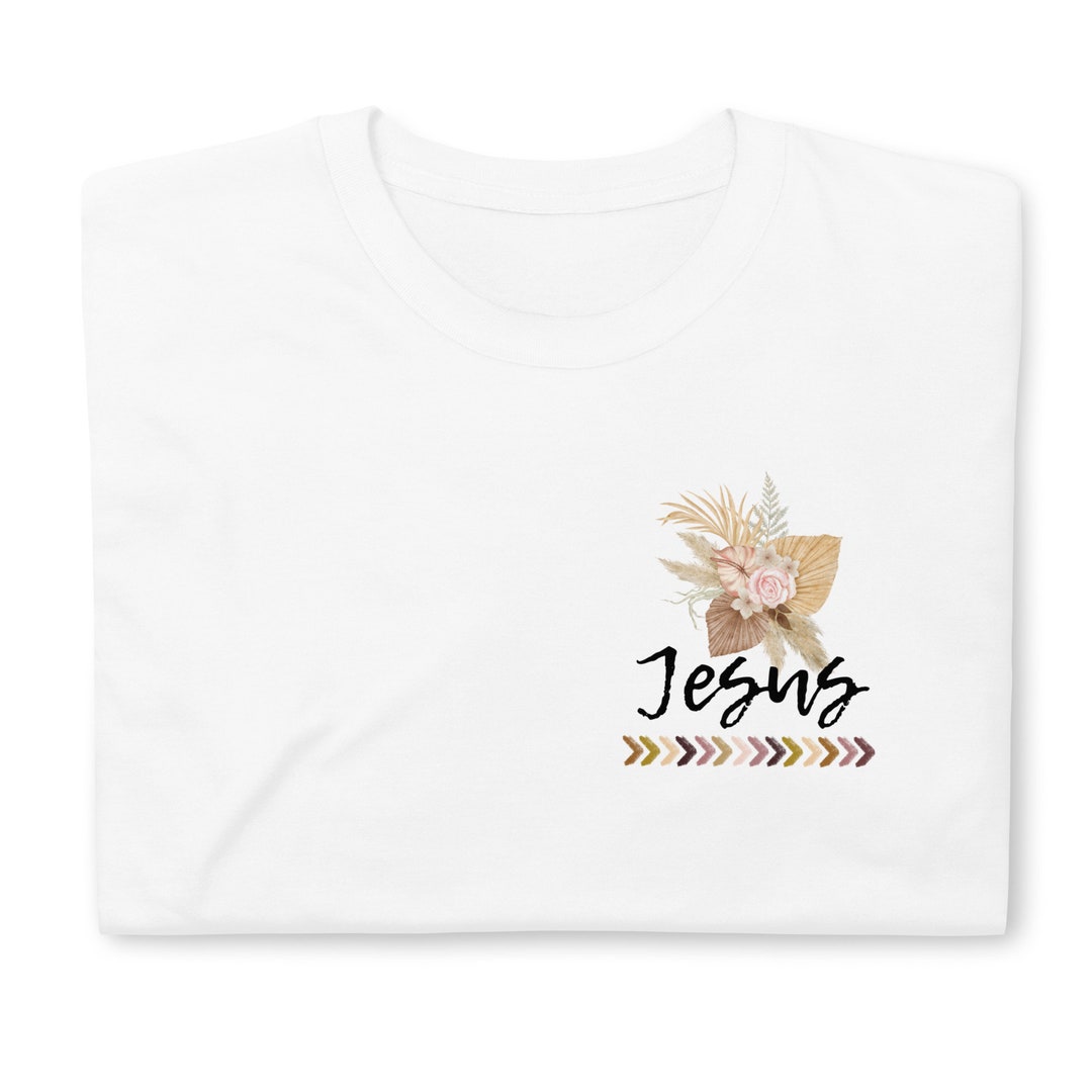 Christian Hippie Jesus Tee Boho Floral Scripture Shirt Unique Gift ...