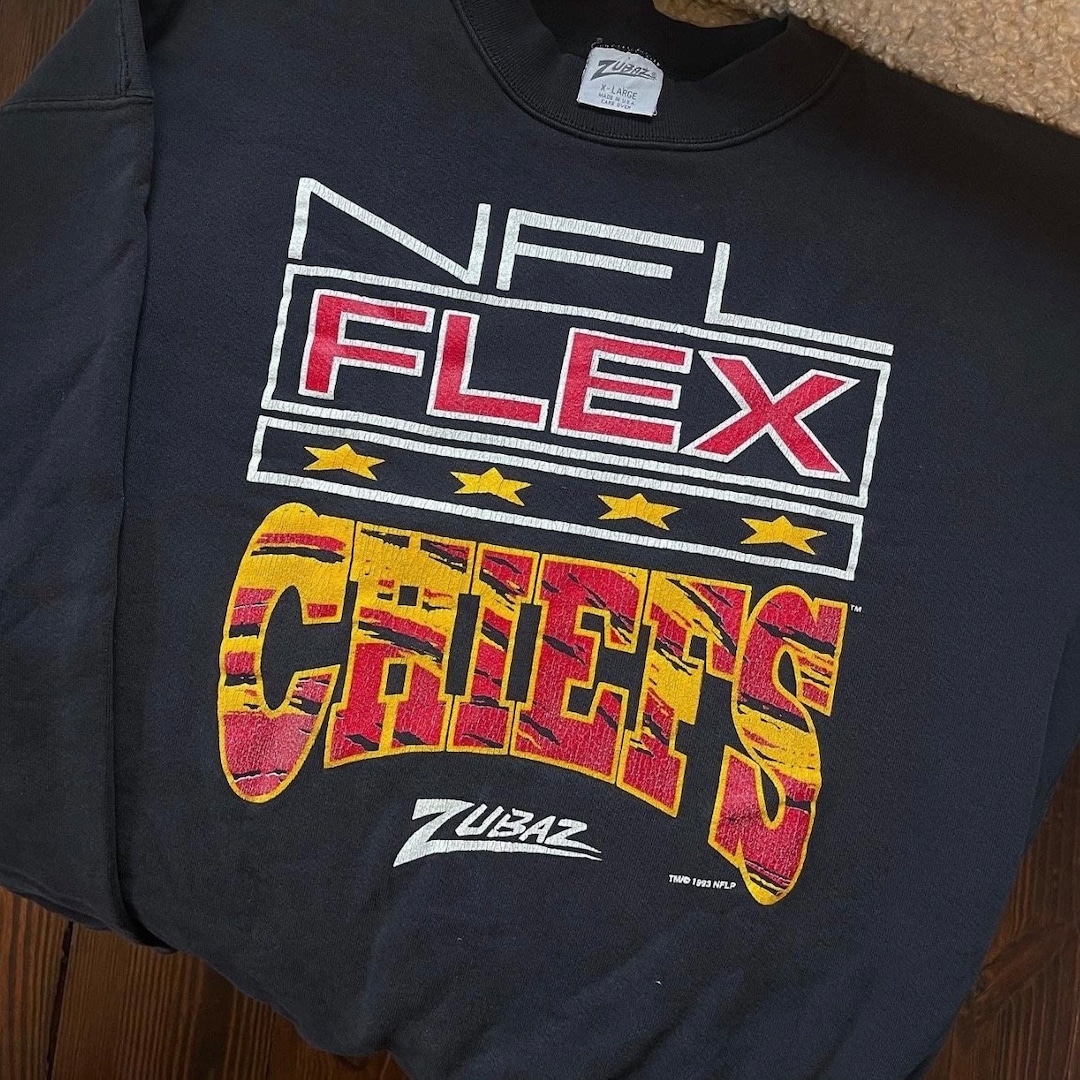 Vintage 1993 Kansas City Chiefs Zubaz Crewneck (size XL) - Etsy