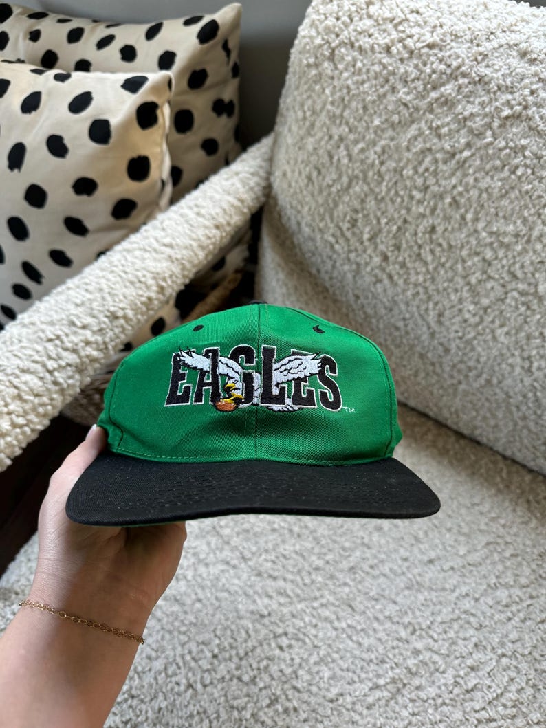 Vintage 90’s Philadelphia Eagles Snapback Hat - Etsy