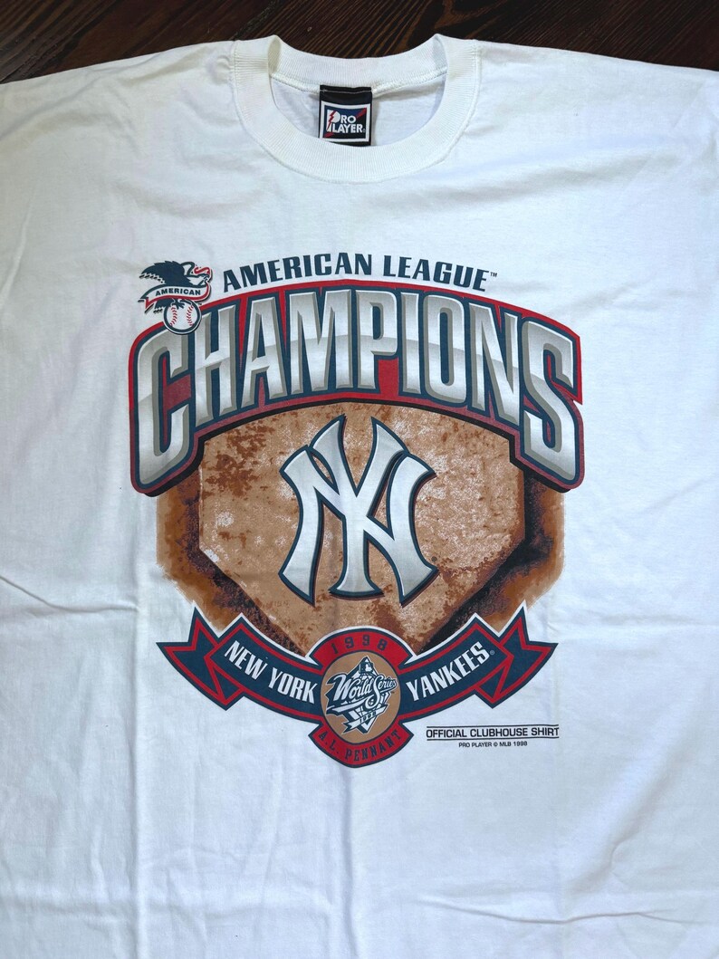 Vintage 1998 New York Yankees American League Champions Pro Player ...