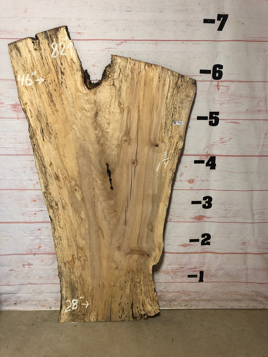 Live Edge Spalted Maple Sku#23217s-37 - Etsy