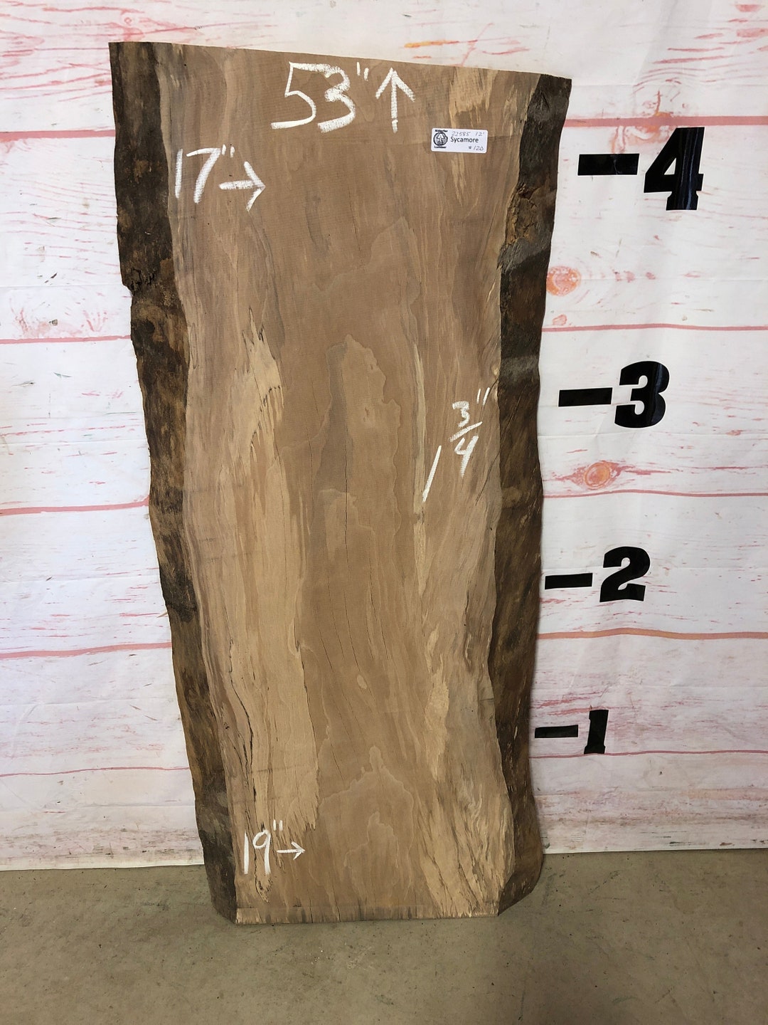Live Edge Spalted Sycamore Sku 22585M-12 - Etsy