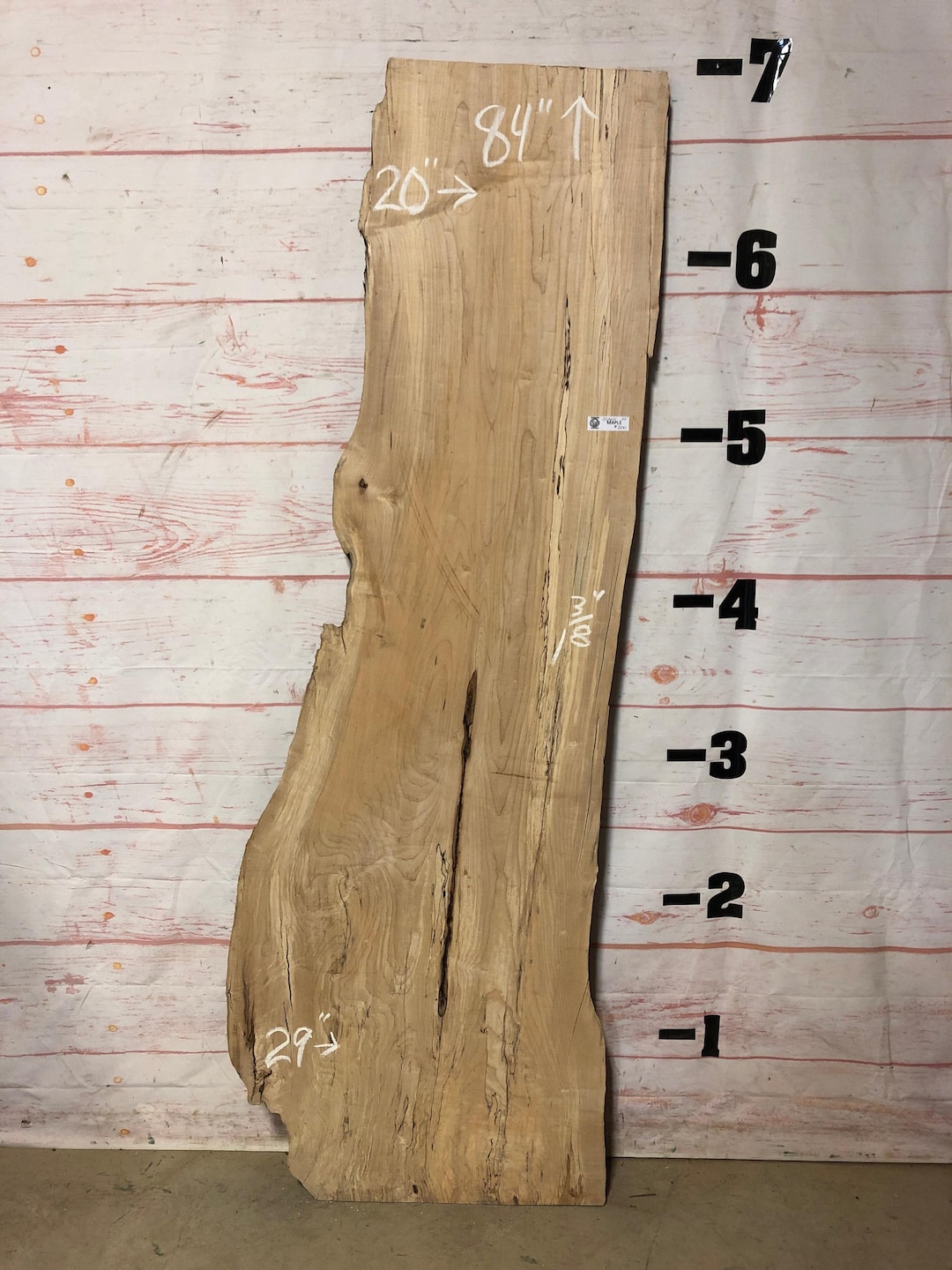 Live Edge Spalted Maple Sku# 22365-22 - Etsy