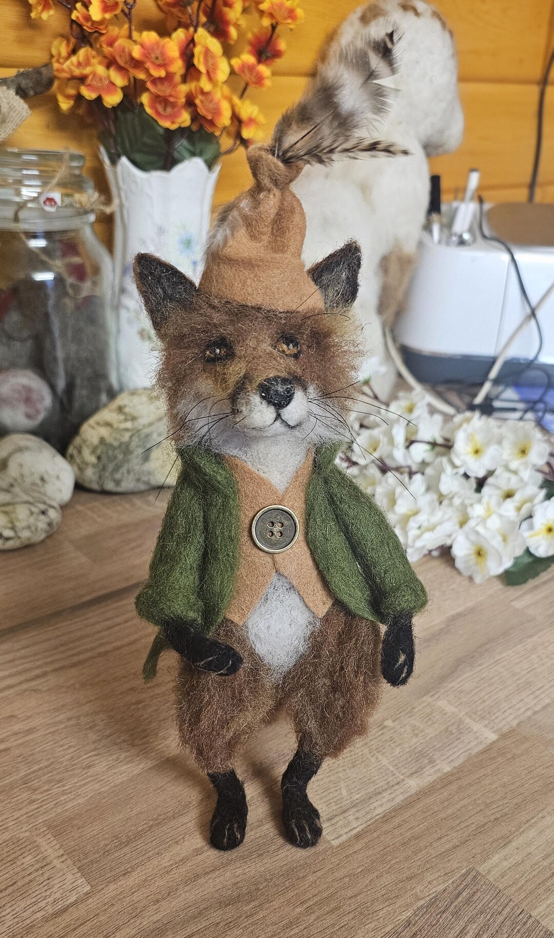 Needlefelted Mr Foxy - Etsy