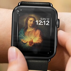 Apple Watch Face / the Sacred Heart of Jesus by Pompeo Batoni / Sacred ...