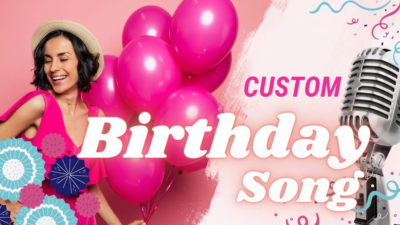 Personalized Birthday Song - High-quality Custom Happy Birthday Song - Etsy
