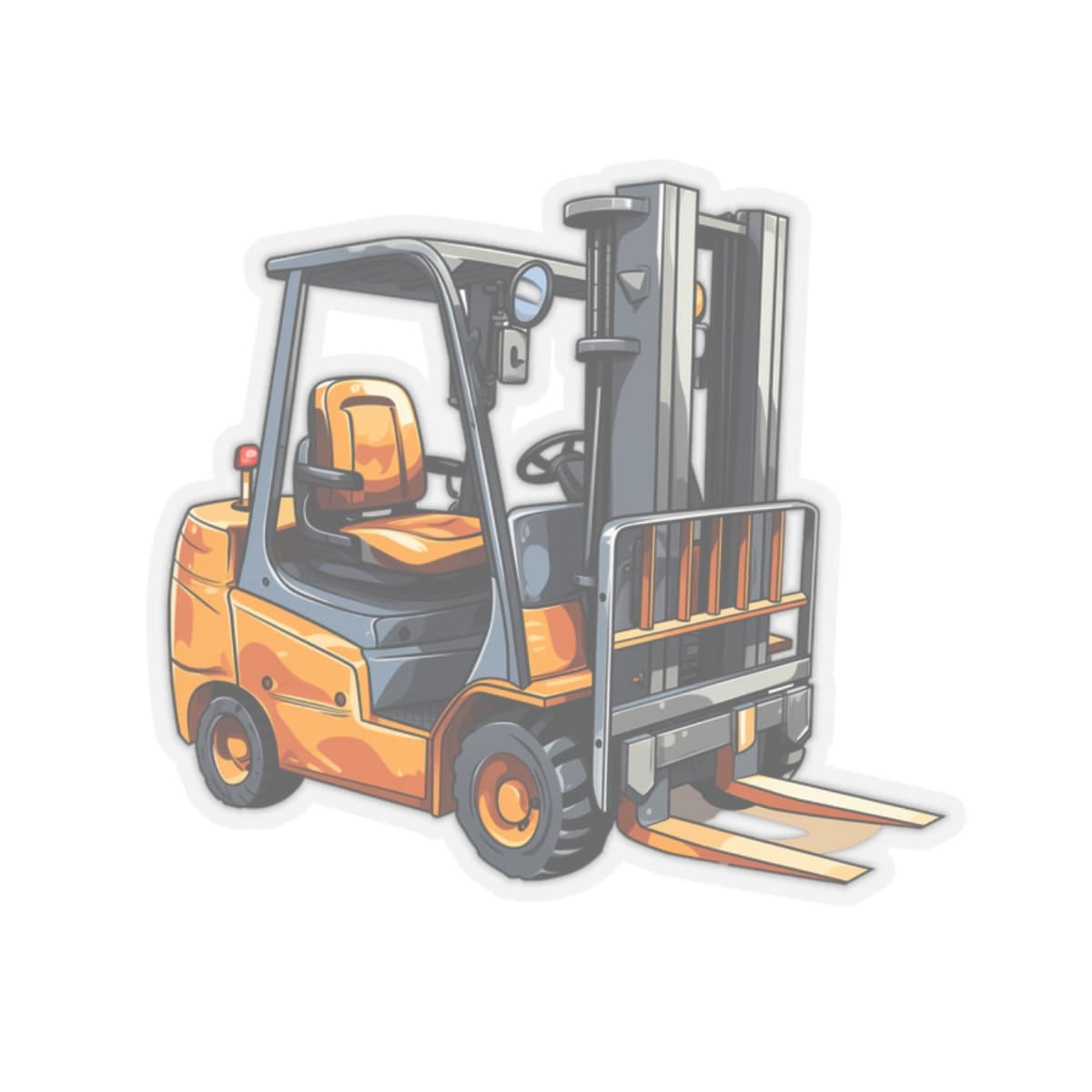 Forklift Certified Sticker - Etsy