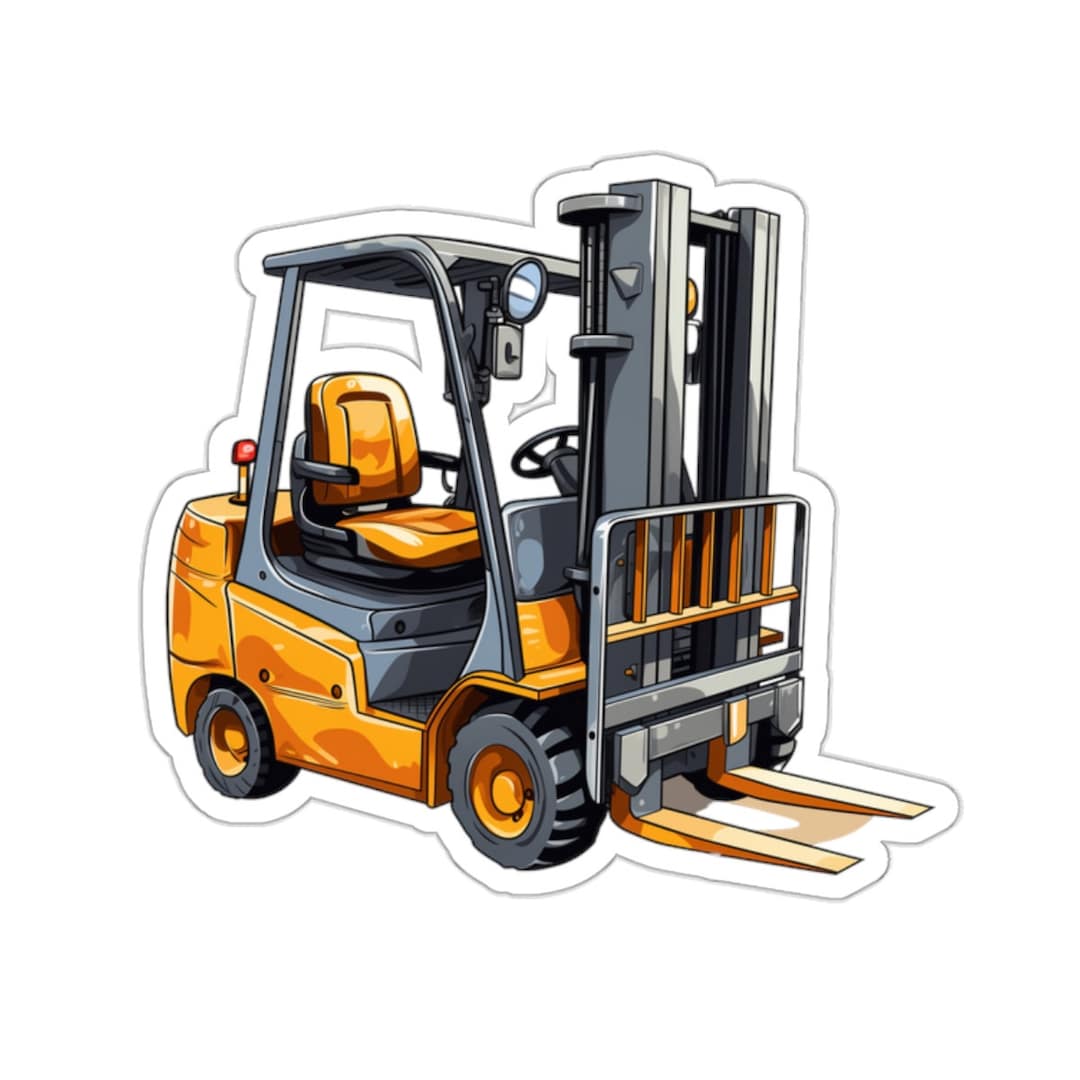 Forklift Certified Sticker - Etsy