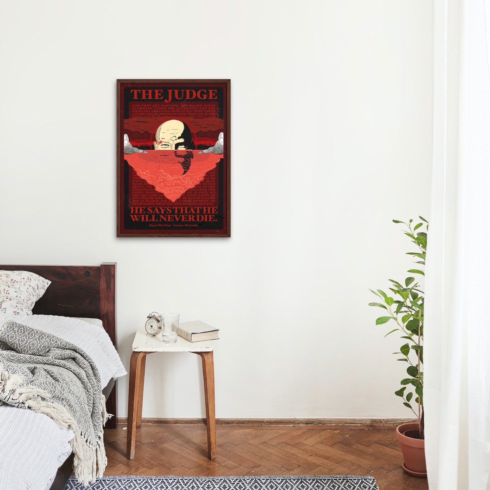 THE JUDGE POSTER Vintage Cormac Mccarthy Art Print, Gallery Wall Art ...