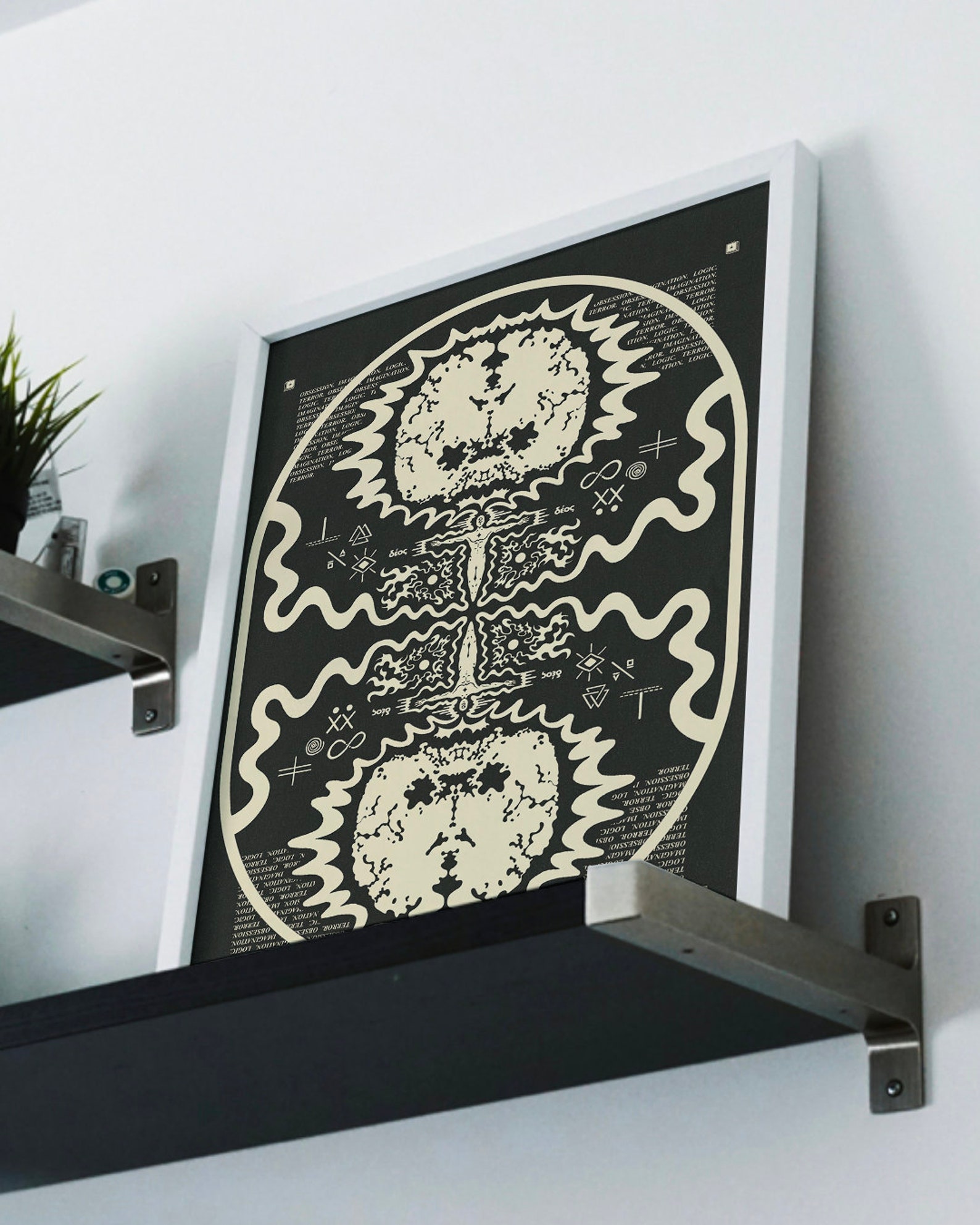 HYPNOSIS POSTER 12x18 - Psychedelic Dopamine Art Print, Gallery Wall ...