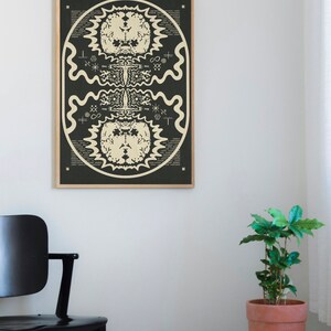 HYPNOSIS POSTER 12x18 - Psychedelic Dopamine Art Print, Gallery Wall ...