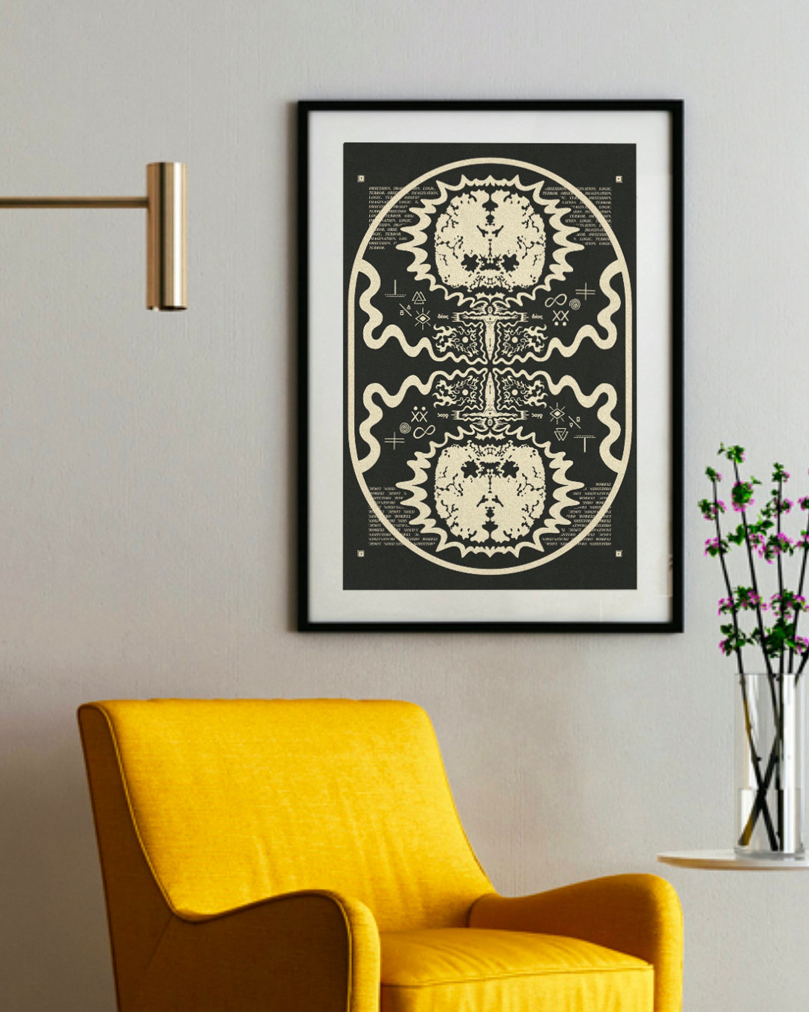HYPNOSIS POSTER 12x18 - Psychedelic Dopamine Art Print, Gallery Wall ...
