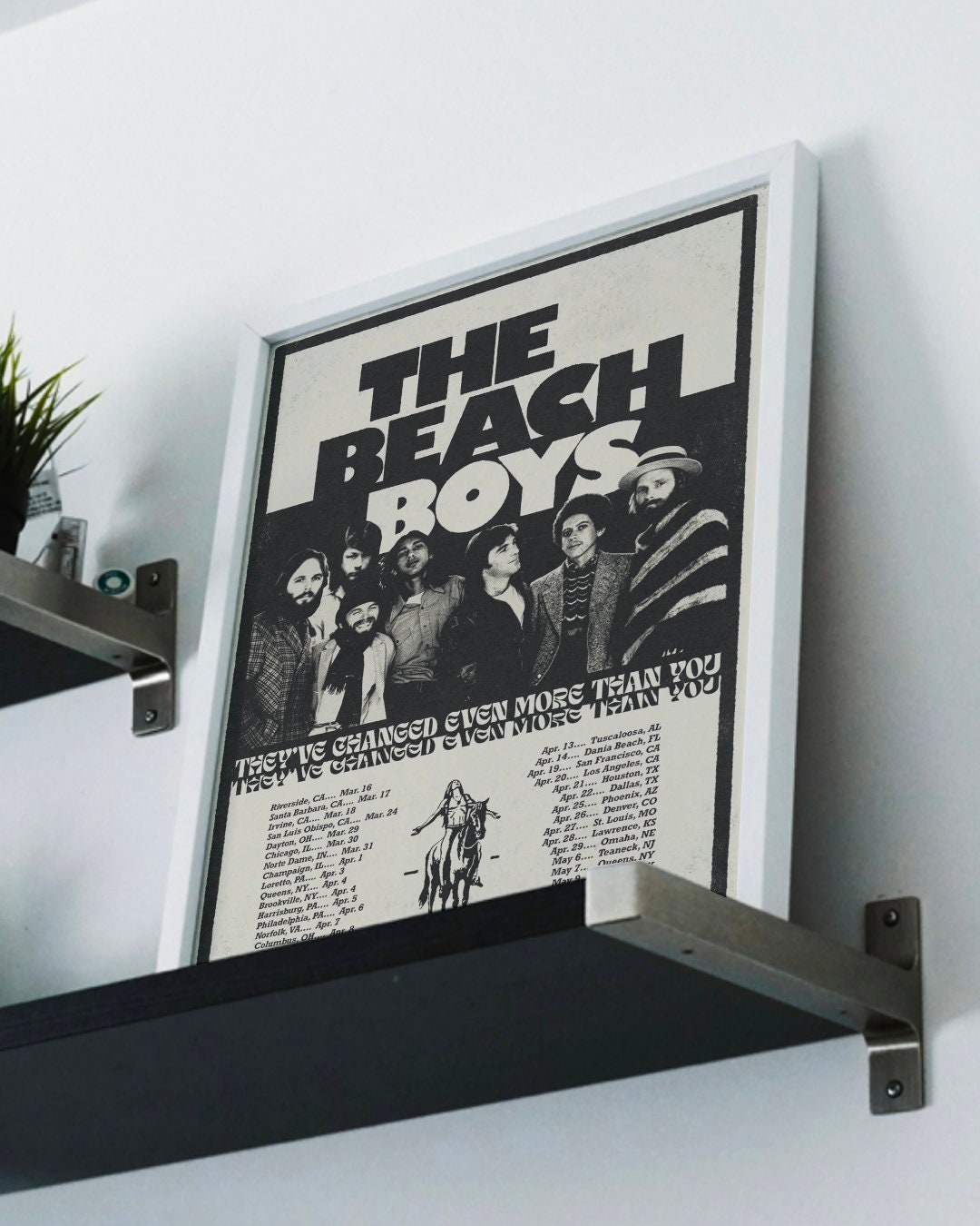BEACH BOYS POSTER - “sail on Sailor Tour” - Vintage Art Print, Gallery ...