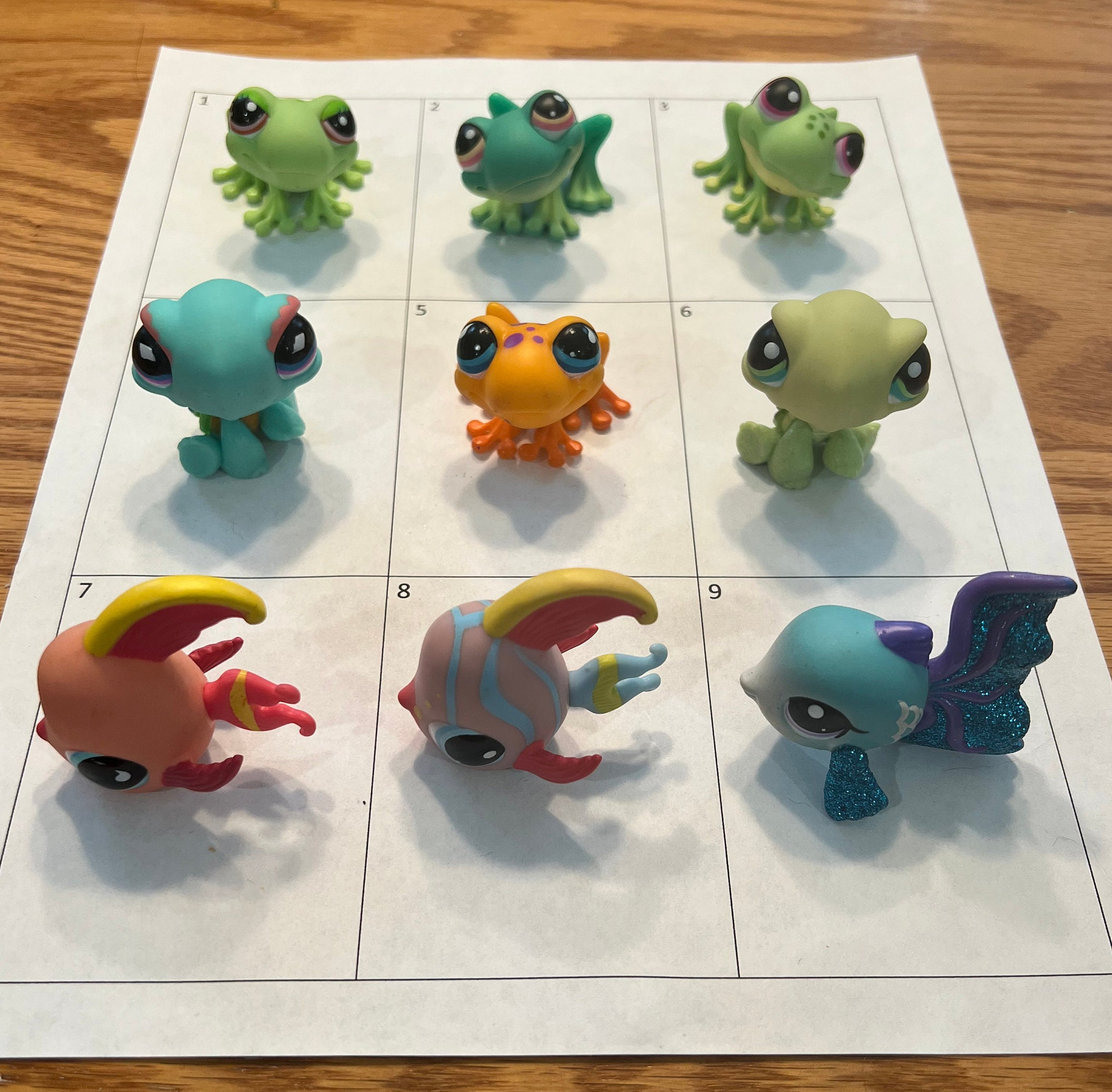 Hasbro Littlest Pet Shop Frogs, Turtles, Fish, Your Choice Authentic ...