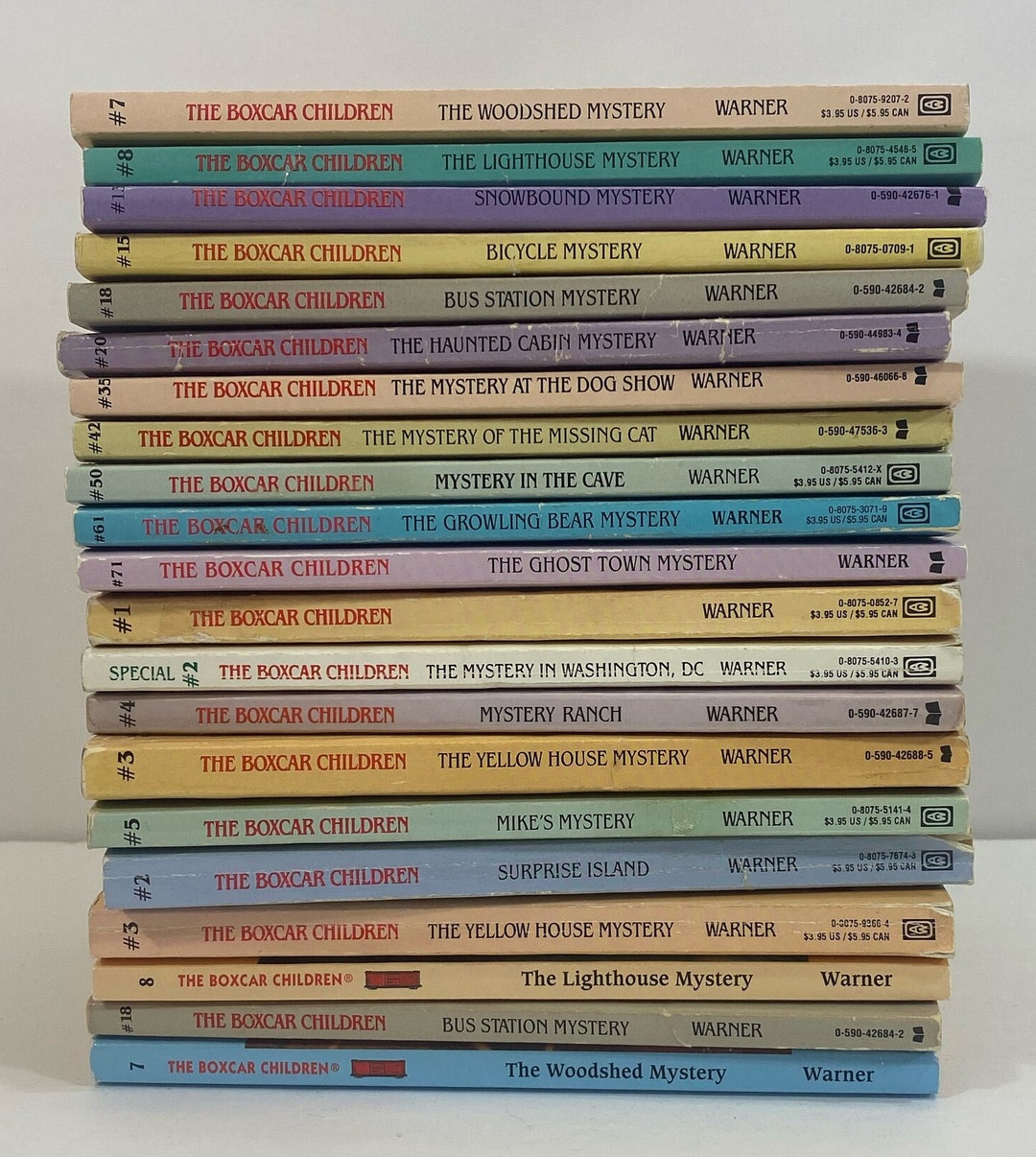 Boxcar Children Books by Gertrude Chandler Warner, Vintage Illustrated ...