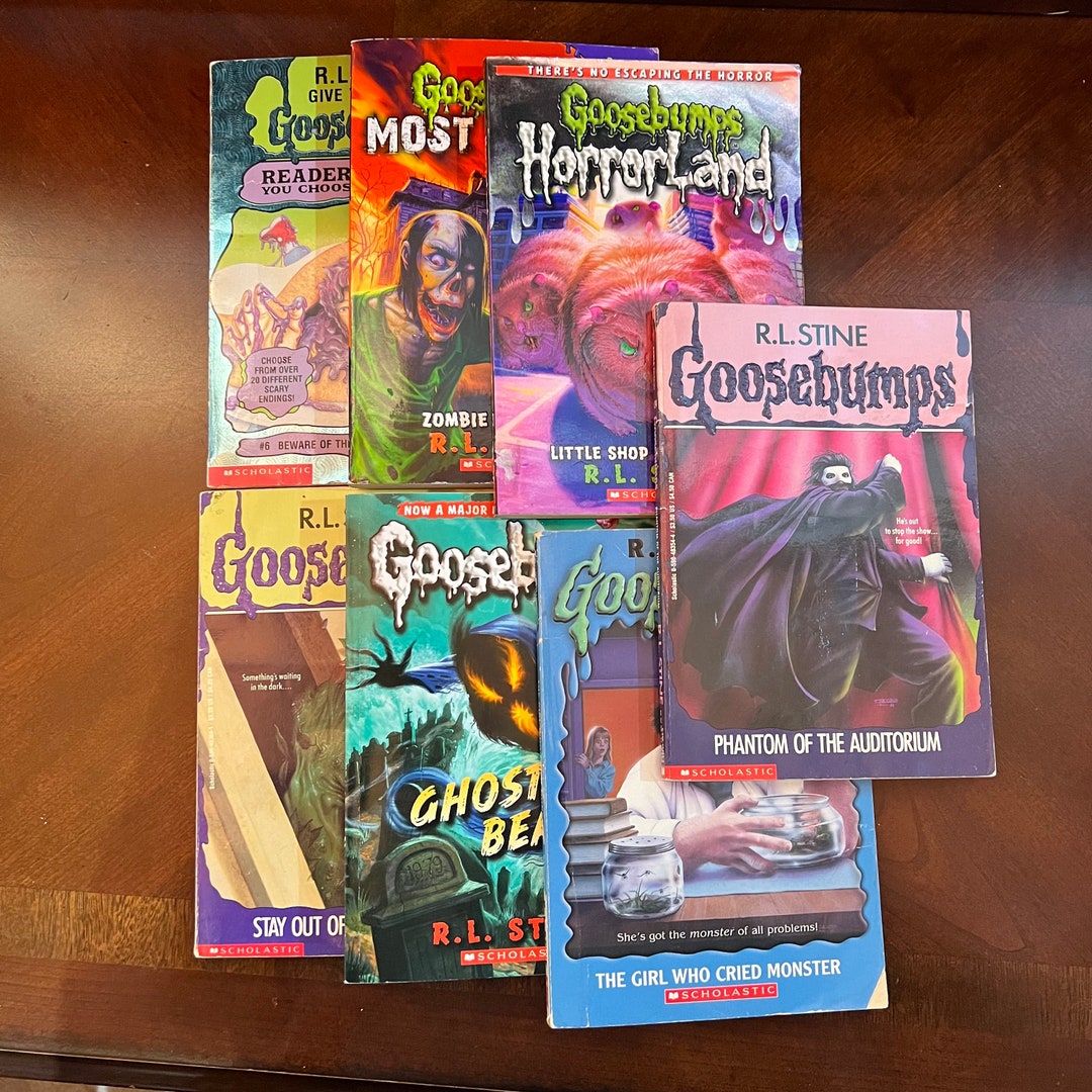 GOOSEBUMPS Apple Paperbacks, You Choose the Scare! R.L Stine's Retro ...