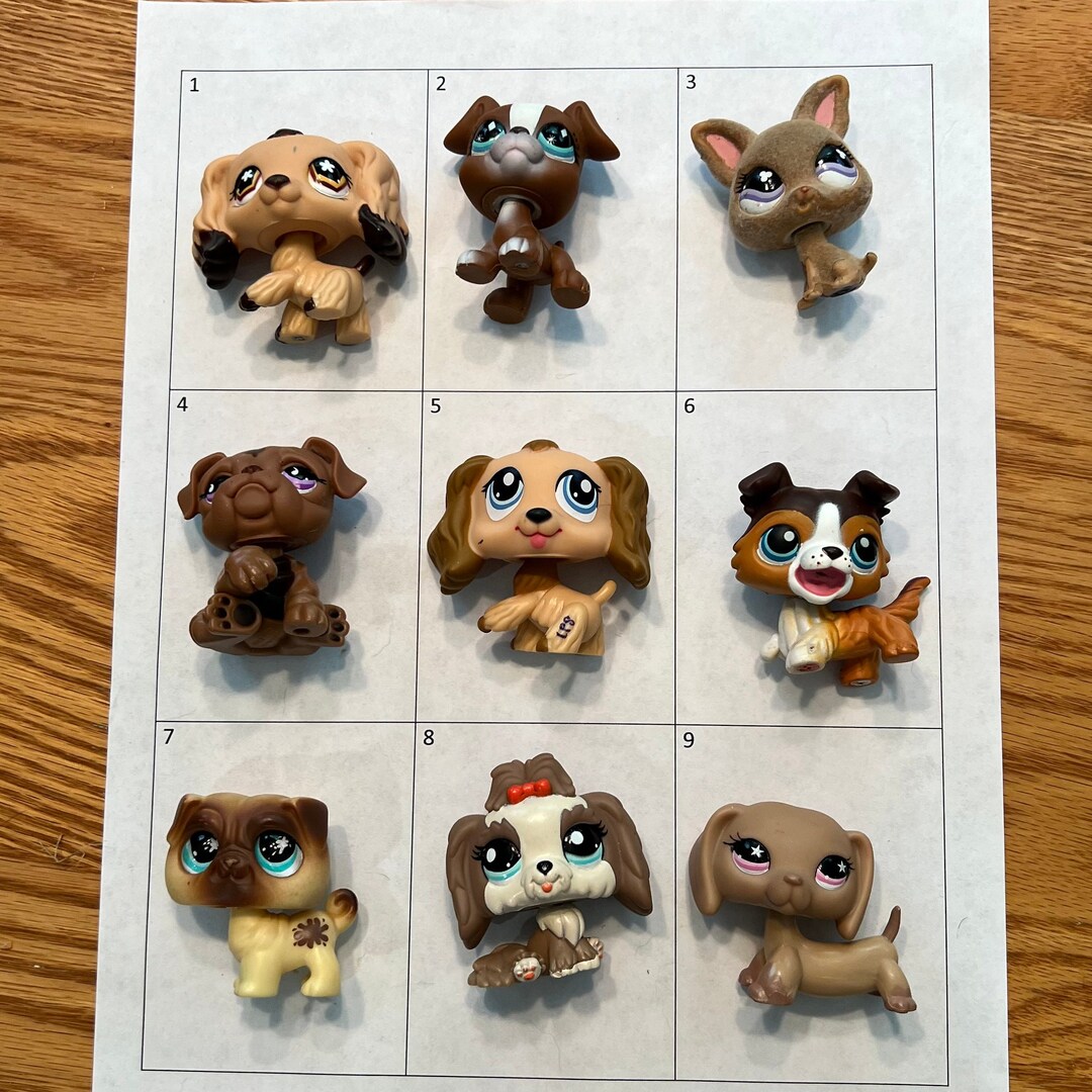 Hasbro Littlest Pet Shop Dogs, You Choose Authentic LPS - Etsy