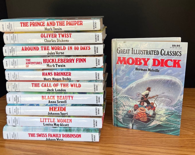 Illustrated Classic Editions; 7 Books in Total; Moby Books-playmore ...