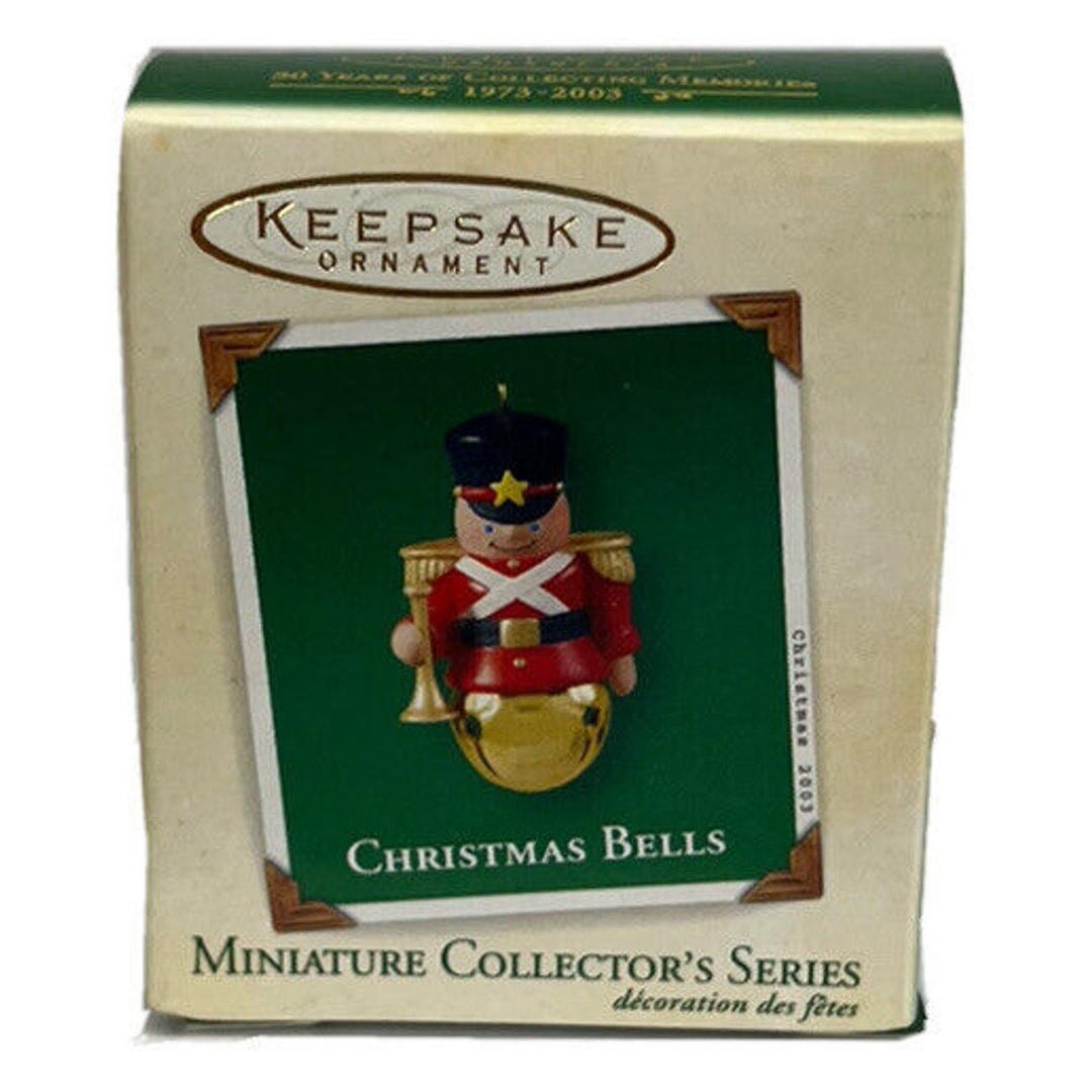 Hallmark 2003 MINIATURE Christmas Bells Mini Ornament 9th Soldier ...