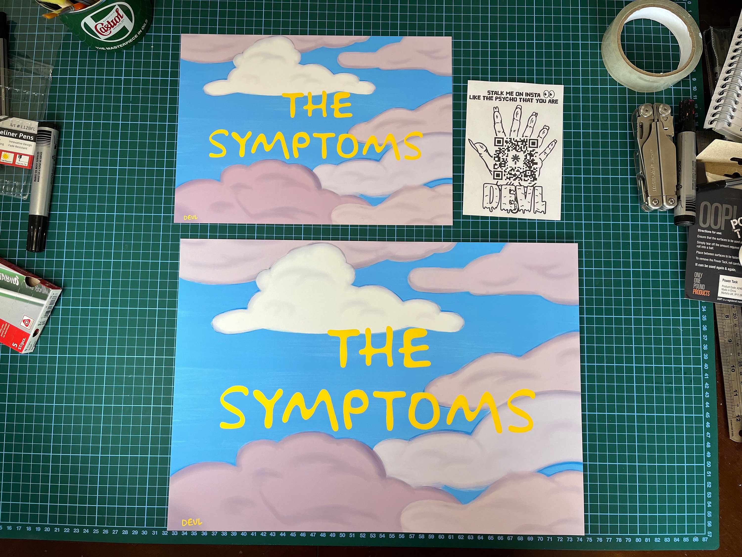 The Symptoms A3 Simpsons ADHD Autism Funny - Etsy