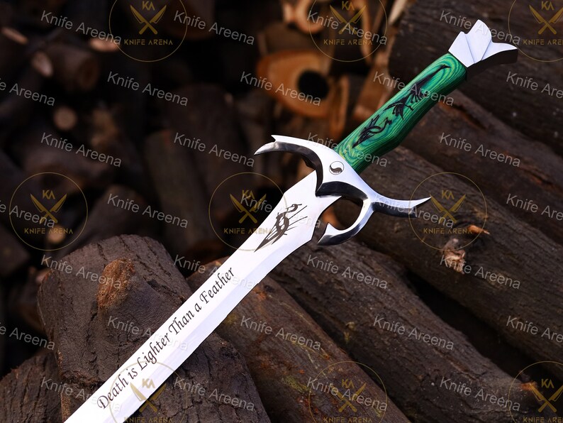 Viking Sword,wheel of Time Sword,buster Sword Battle Ready Long Sword ...