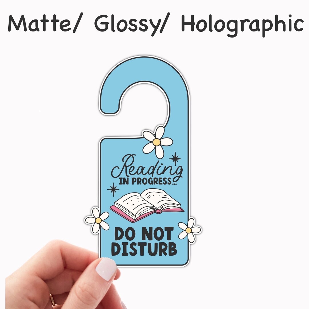 Book Stickers Do Not Disturb Sticker Bookshelf Decoration Gift for Kids ...