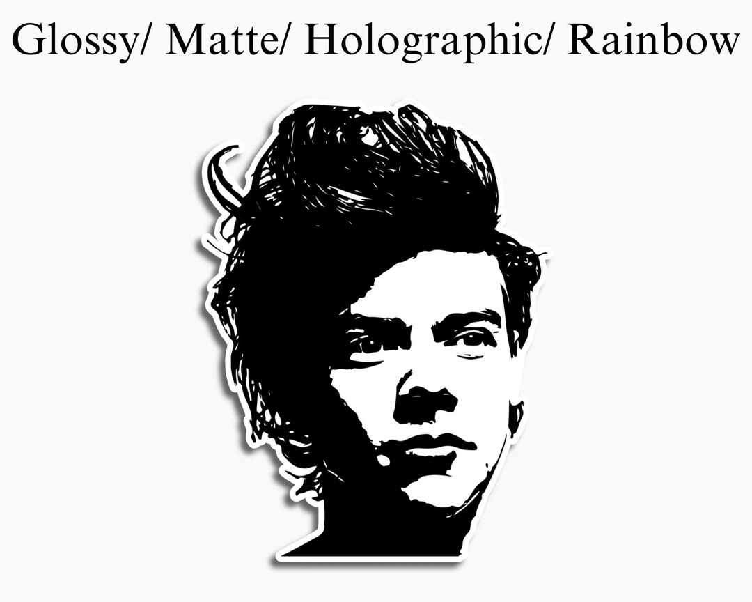 Harry Style TPWK Headshot Sticker Gift for Fans Vinyl Chic - Etsy