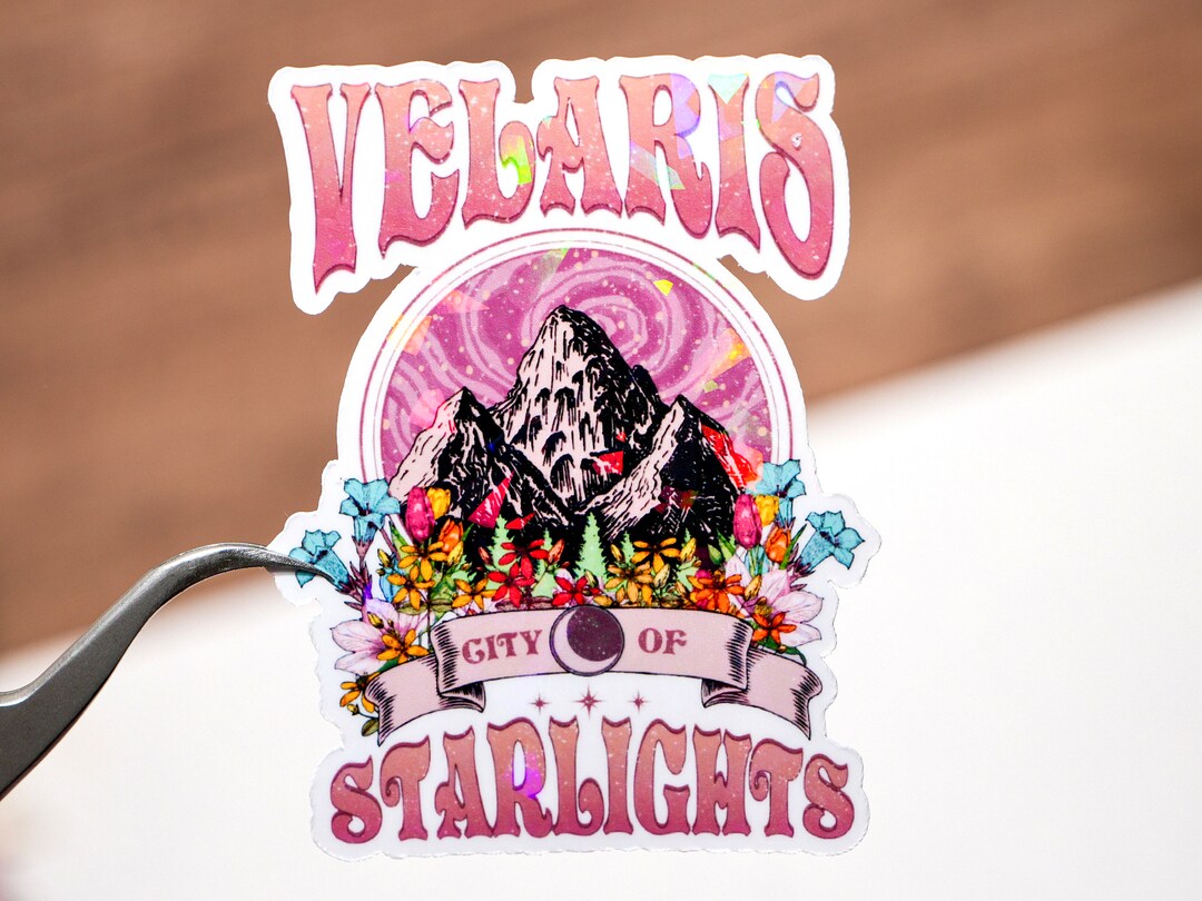Velaris City of Starlights Sticker, Bookish ACOTAR Mountain Book ...