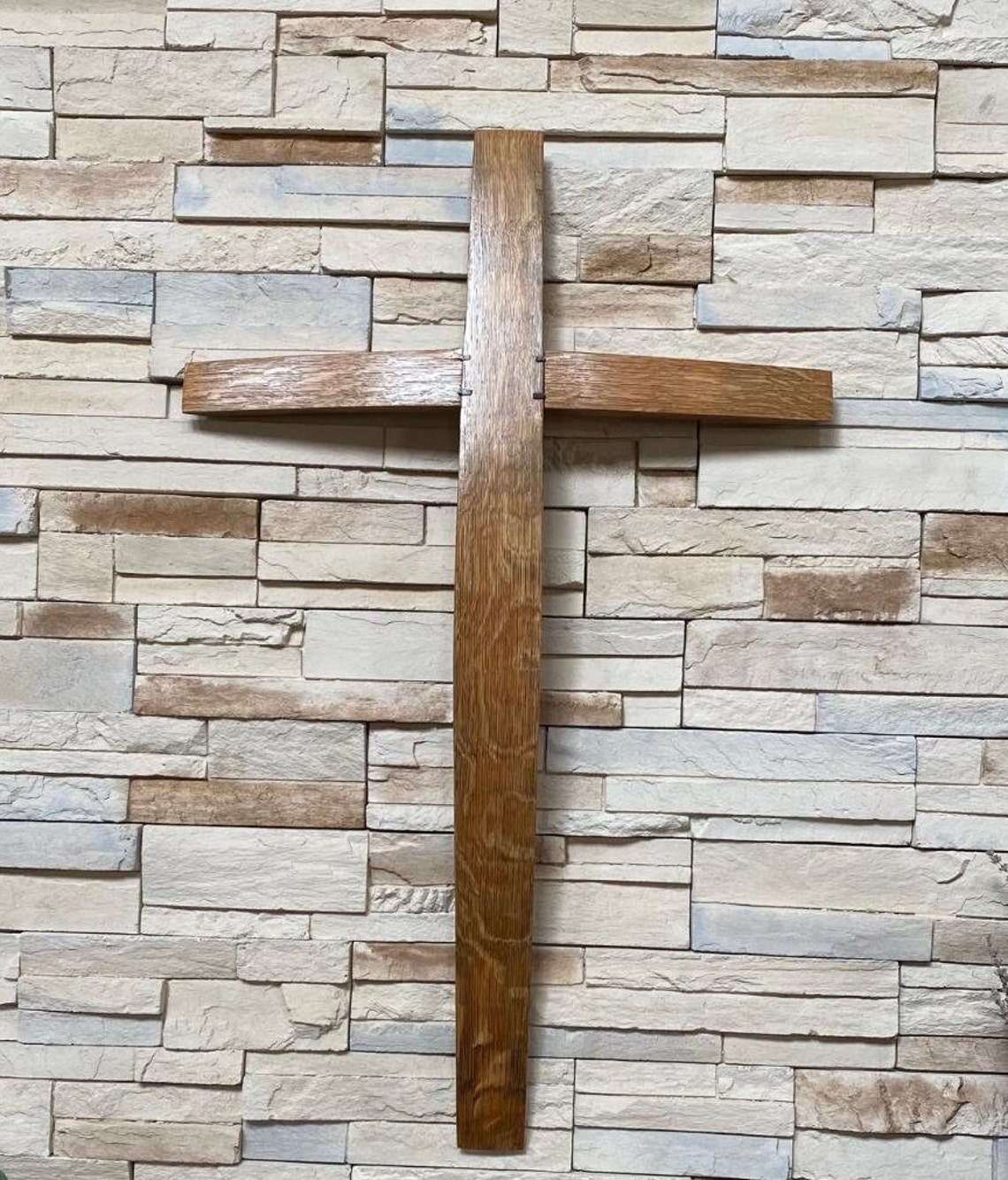 Large Cross Made From Upcycled Wine Barrel Staves - Etsy