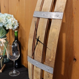 Wine Barrel Stave Clock - Etsy