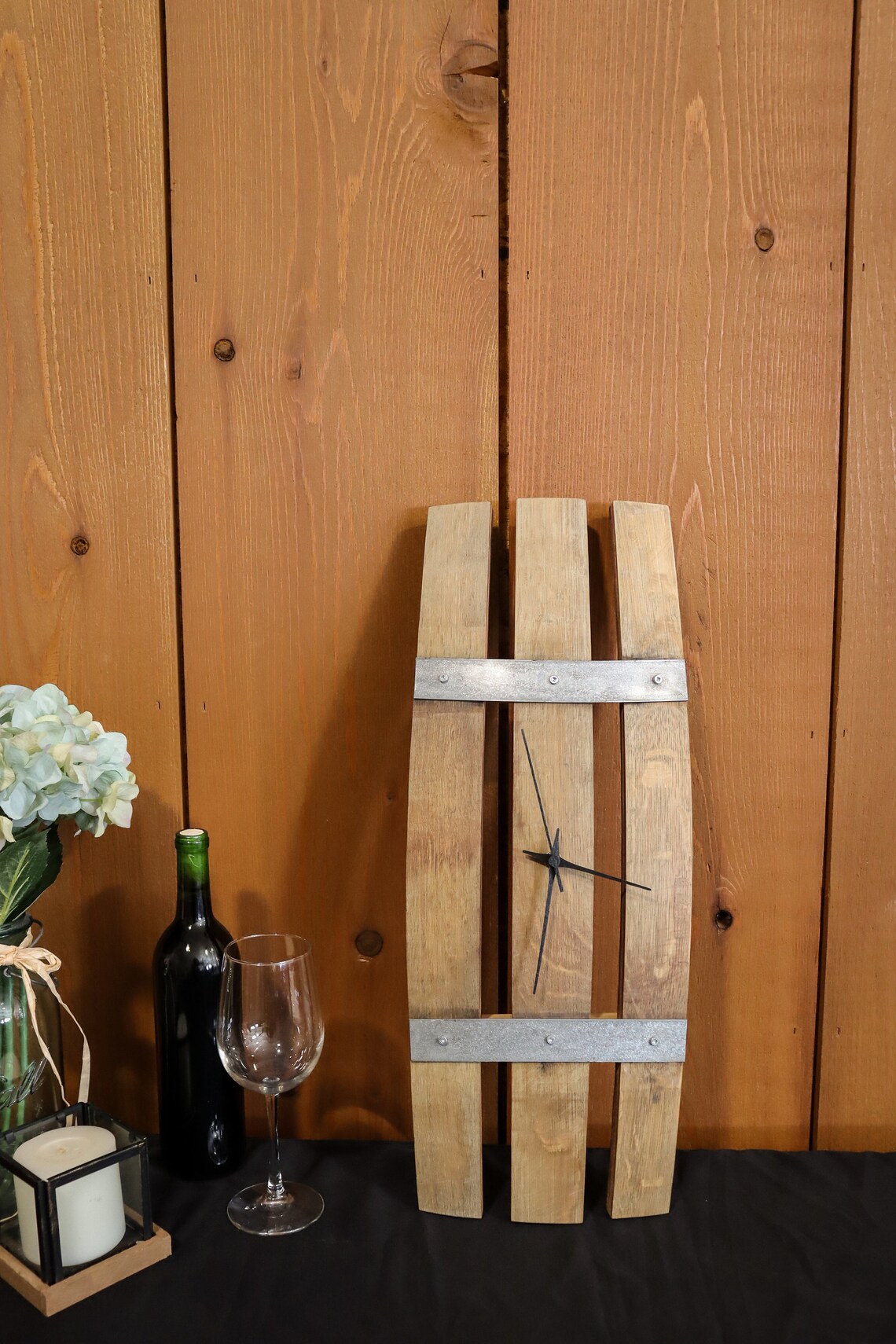 Wine Barrel Stave Clock - Etsy