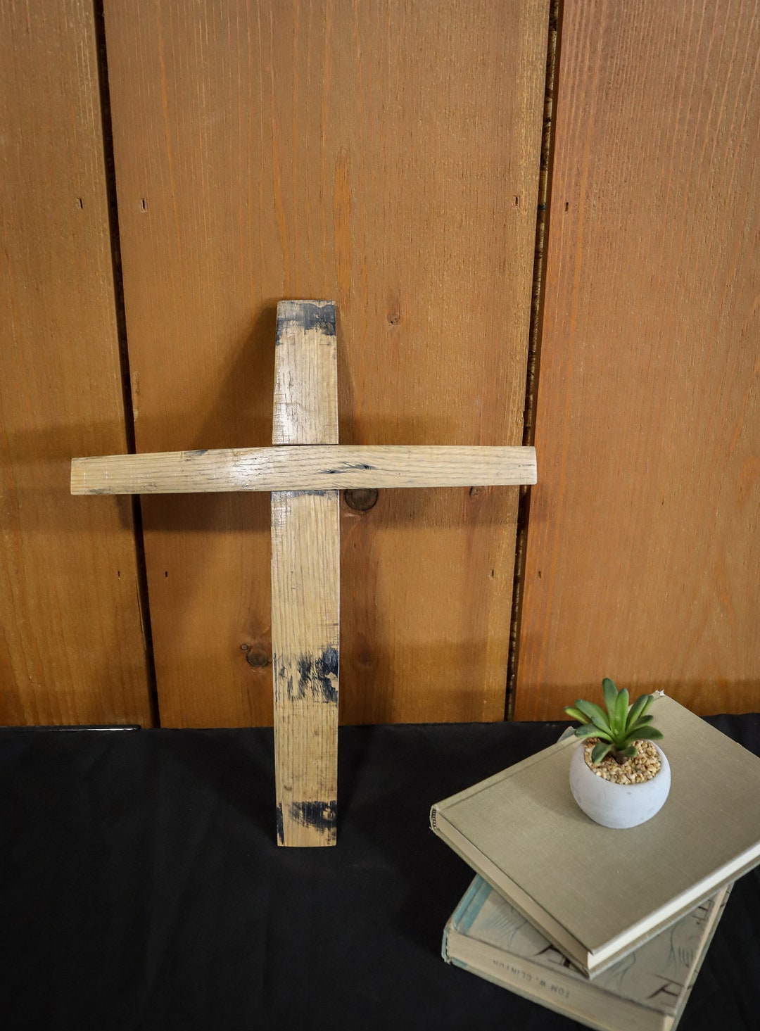 Wine Barrel Stave Cross-small - Etsy