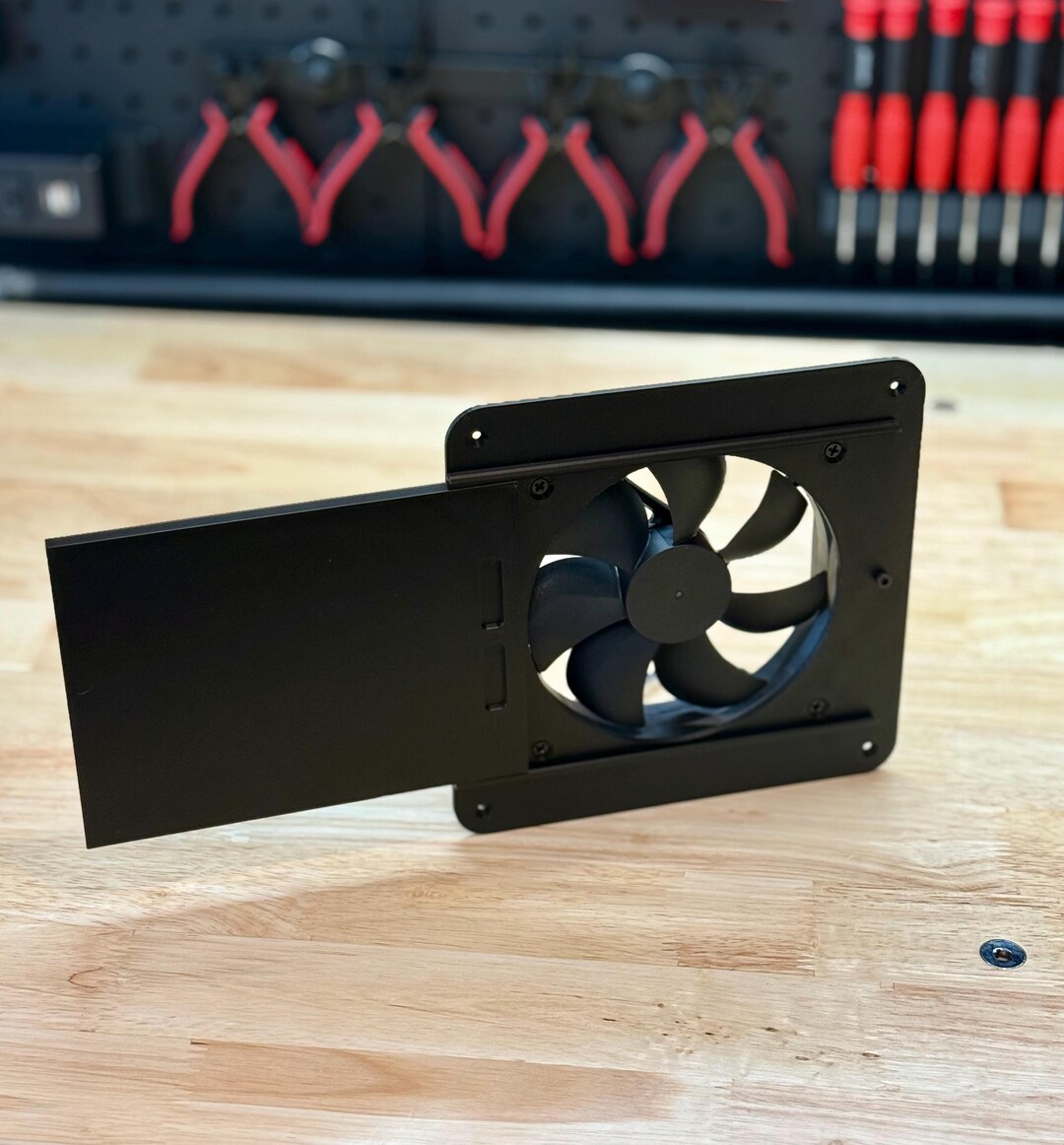 120mm Fan Mount With Sliding Vent Cover – Optional Fan Add-on - Etsy