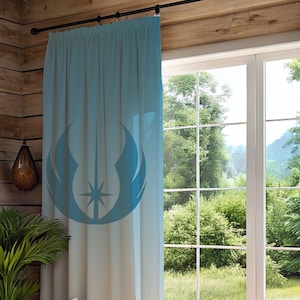 Star wars curtain rod store