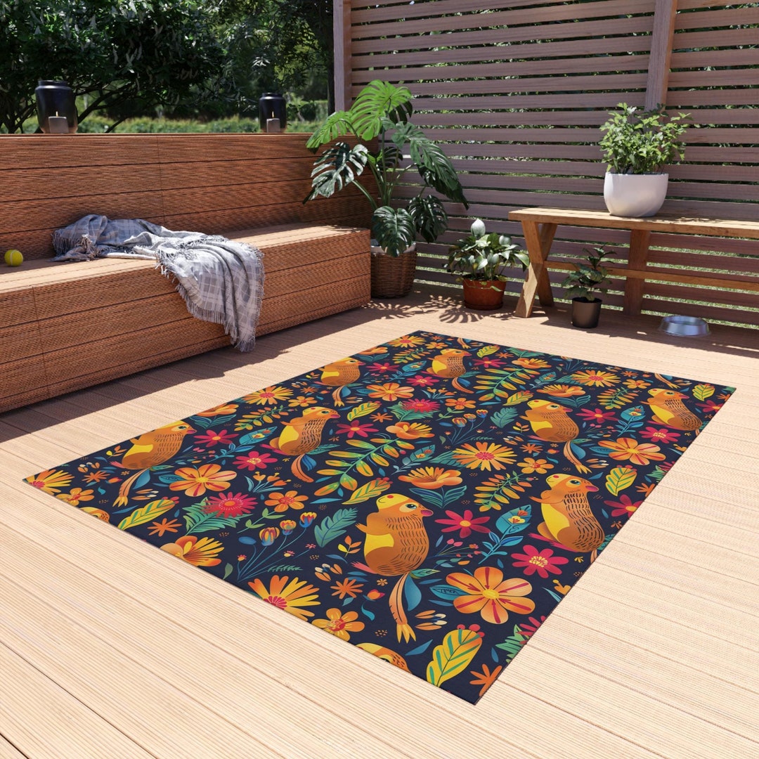 Capybara Outdoor Rug Adorable Encanto-inspired Design Non-slip ...