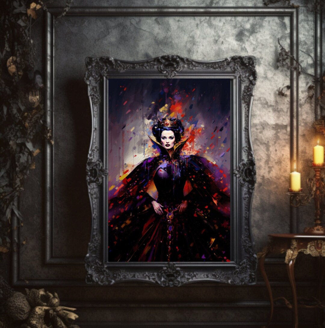 Digital Download Reimagined Evil Queen Art for Professional Quality ...
