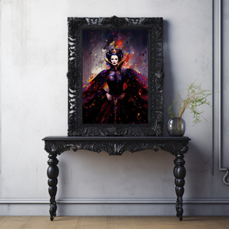 Digital Download - Reimagined Evil Queen Art for Professional Quality ...
